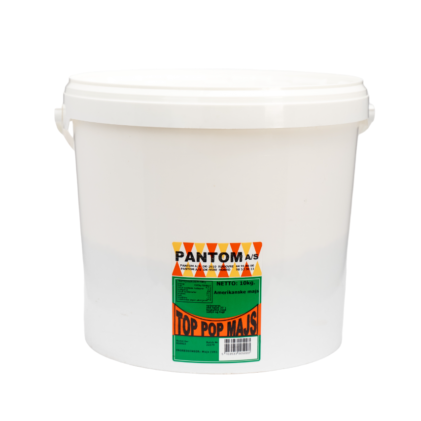 Popcorn Majs i spand 10 kg. - Funfoods