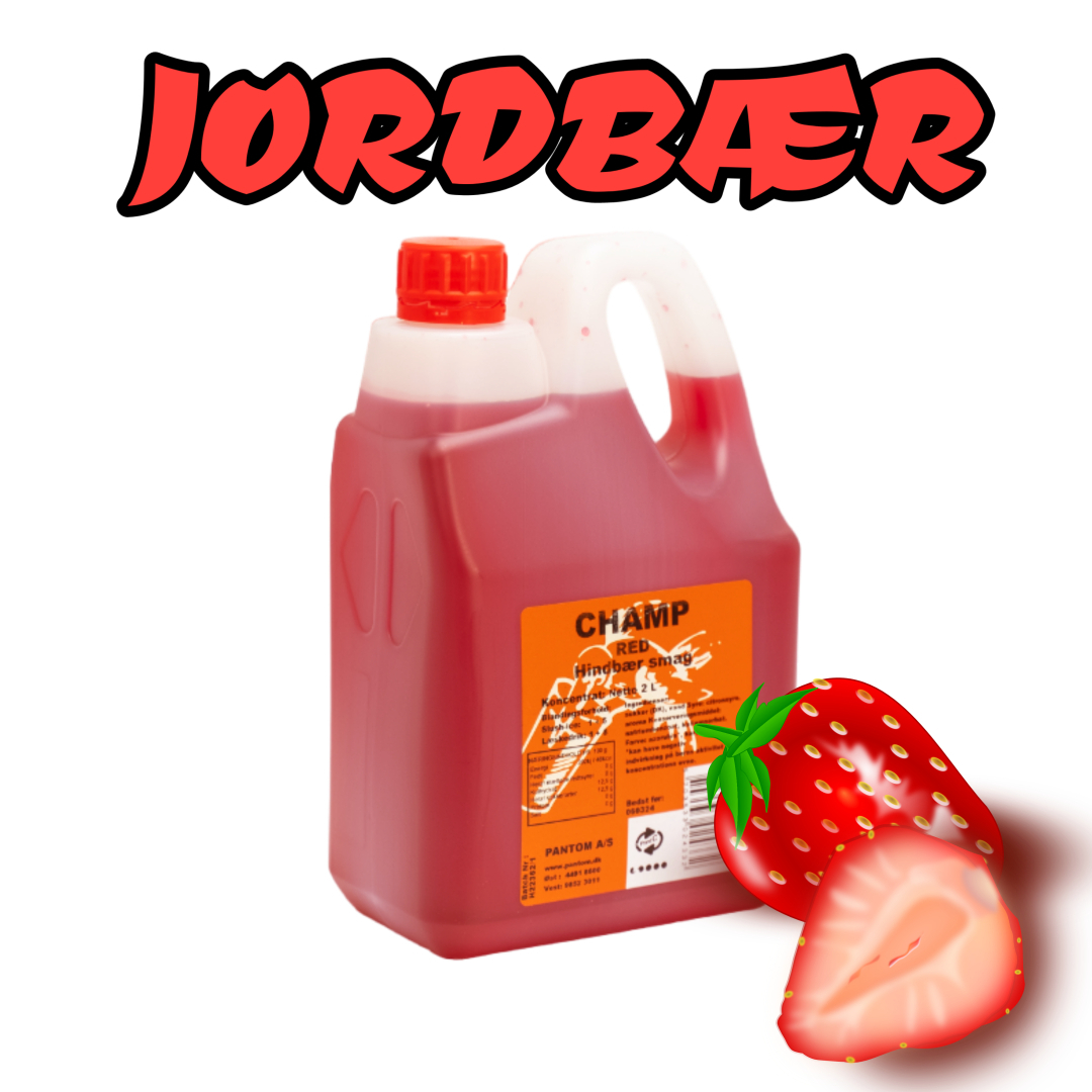 Jordbær Slushice 2 liters - Funfoods