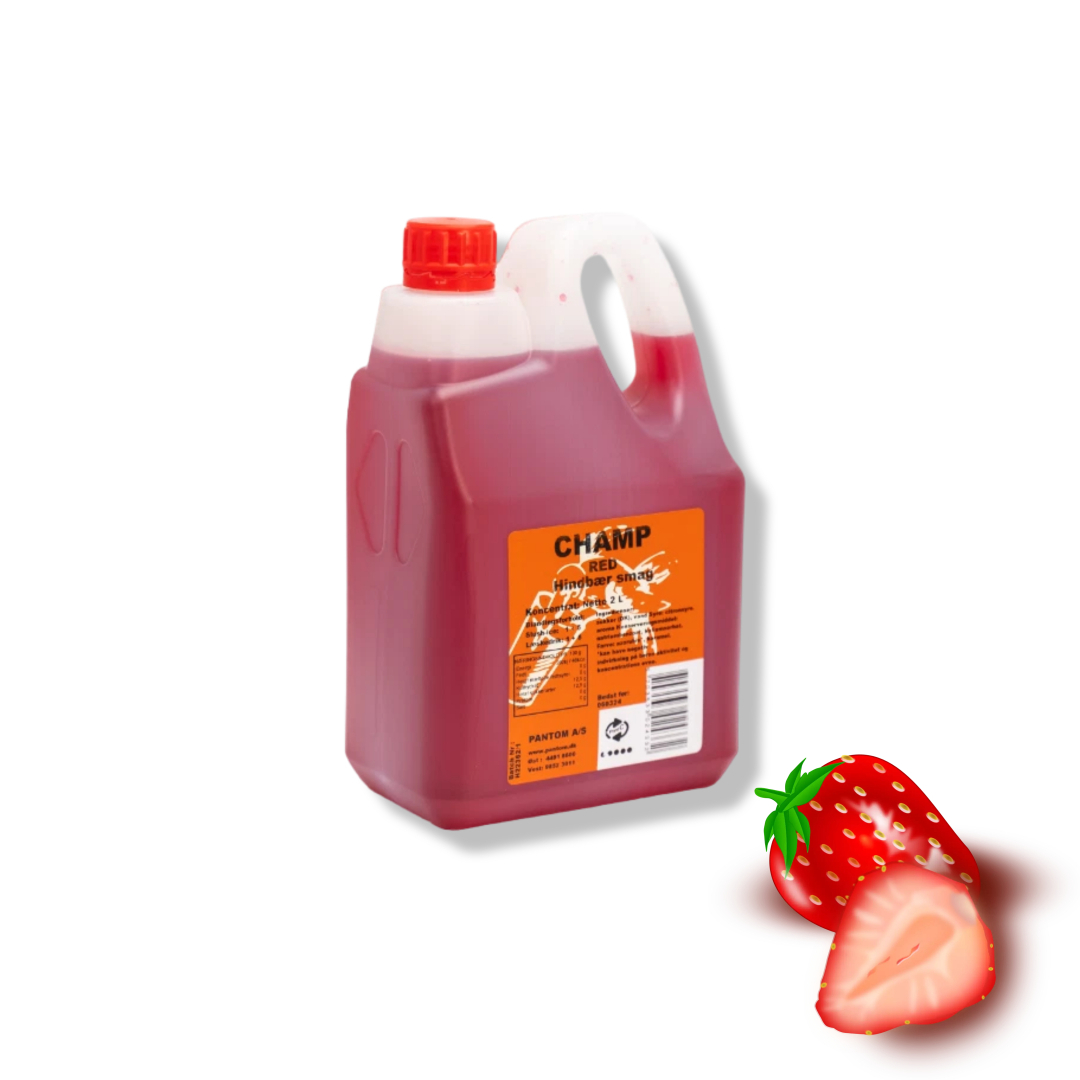 Champ Jordbær Slushice 2 liters - Funfoods